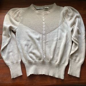andrew st. john | Sweaters | 98s Chique Vintage Stone Cable Knit Puff ...